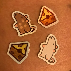 RAT Stickers Waterproof Holographic Stickers, Rat Sticker, Derpy ...