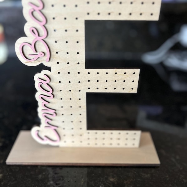 Custom Desk Name Plate With Wooden Base Lighted Name Sign, Office Desk ...