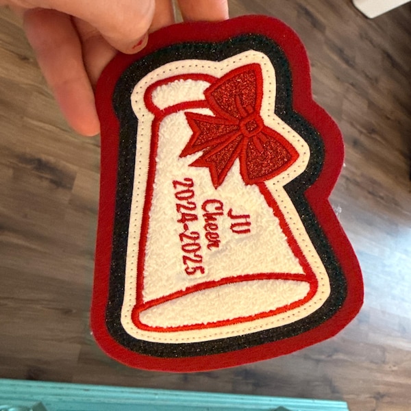 Captain Bow Custom Embroidered Patches for Letterman Jackets, Bags ...