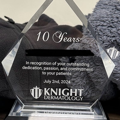 Personalized Shield Acrylic Award, Custom Award, Employee Recognition ...