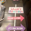 Personalized Minnie Mouse Bowtique Party Sign, Minnie Mouse Birthday ...