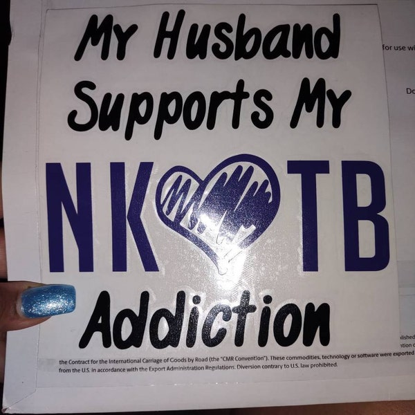 NKOTB New Kids on the Block Heart Vinyl Decal - Etsy