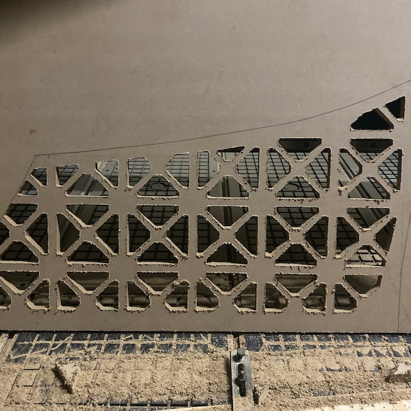 Cnc Files,decorative Screen,panels Kit. Modern Abstract Perforated ...