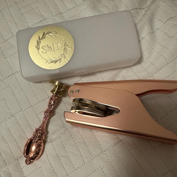 Custom Monogram Embosser, Monogram Embosser, Custom Embosser, Embosser ...