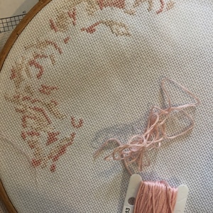 Country girl cross stitch pattern countryside cross stitch | Etsy