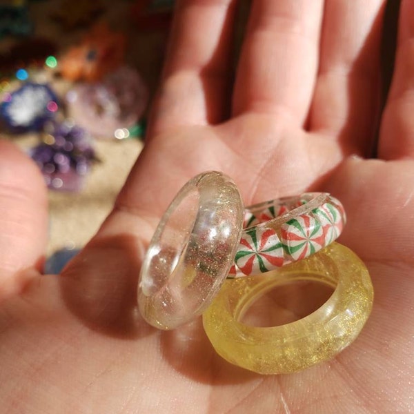 Silicone Ring Mold DIY Making Resin Ring Molds Resin Jewelry Mold for ...