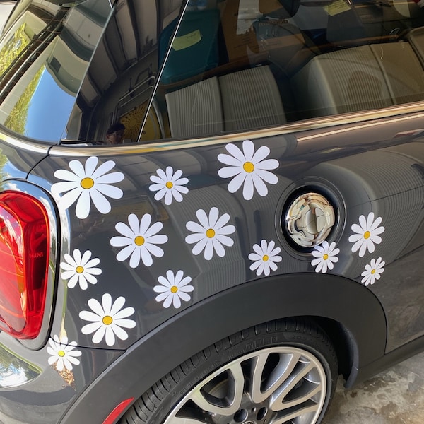 Daisy Car Decal Set: Bumper, Window, Toybox Stickers - Etsy UK