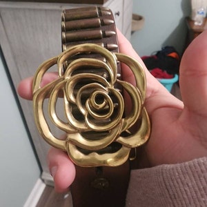 Elongated Brass Buckle - Etsy