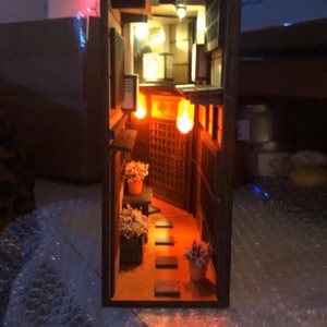 MINIALLEY Japan Booknook Assembled Prebuilt Bookshelf Insert ...