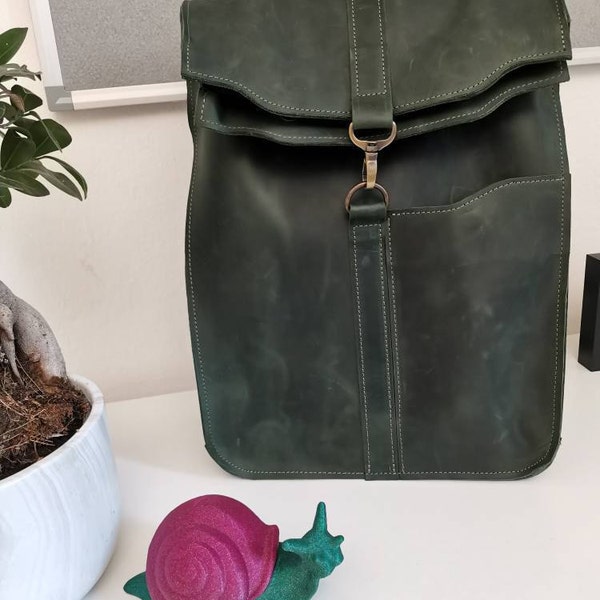 Handmade Leather Backpack Women,leather Backpack Woman,laptop Backpack ...
