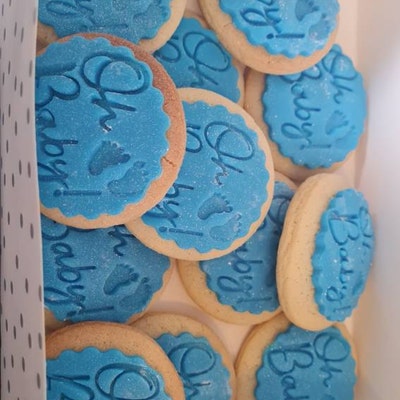 It's a Boy Gender Reveal Baby Shower Embosser Fondant - Etsy UK