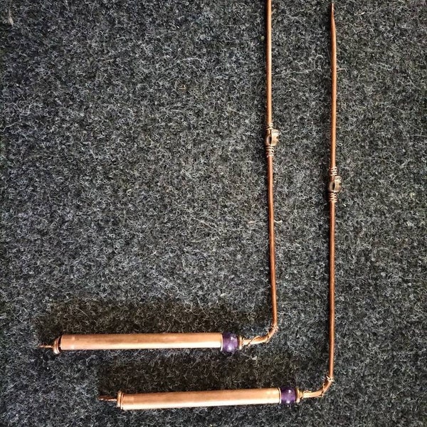 Handmade Custom Dowsing Rods for Spirit Communication With Crystal and ...