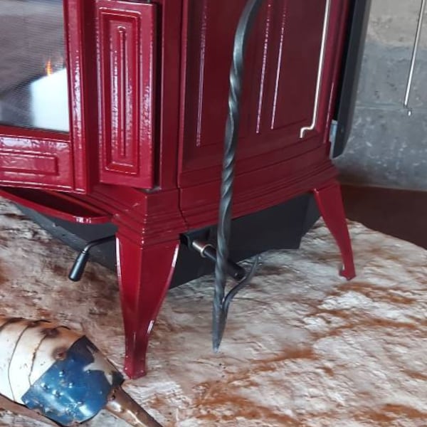 Hand Forged Fireplace Brush / Fire Tool / Companion Set - Etsy