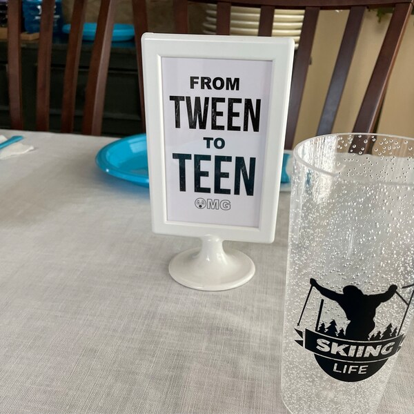 EASY to PRINT 13th Birthday Sign Pack Thirteenth Birthday PRINTABLE ...