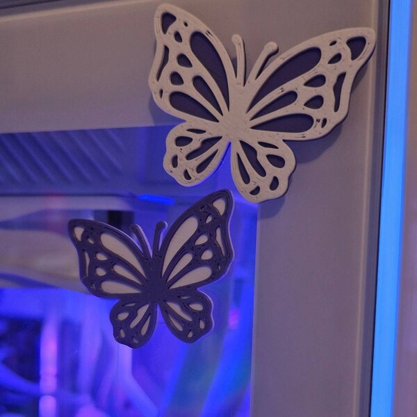 Butterfly Gaming Computer Fan Shroud/ Grill /cover Custom 3D Printed ...