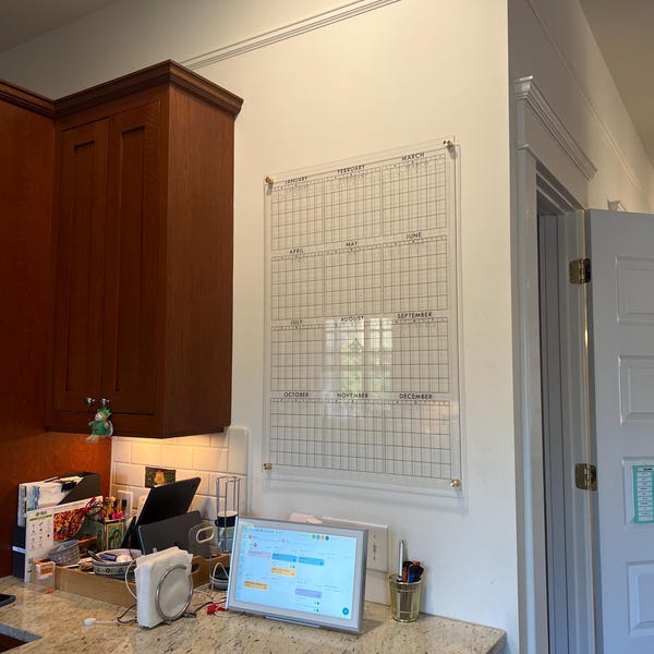 5 Kid Dry Erase Chore Chart for Wall in Mudroom or Kitchen ...