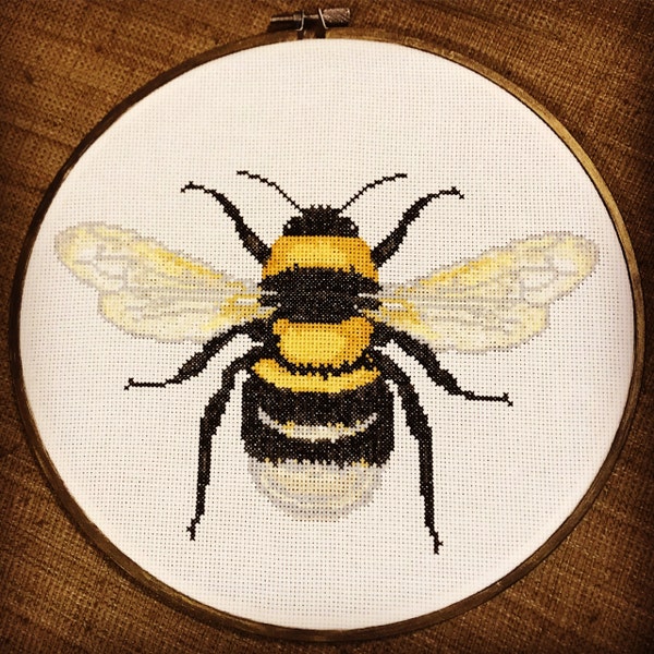 Bee Cross Stitch Pattern: Modern Sampler (PDF Pattern) - Etsy