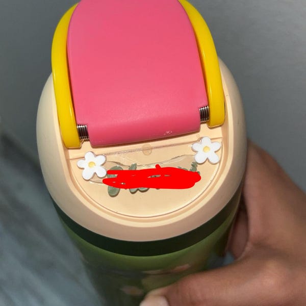 Personalized Daisy Owala Water Bottle Name Tag | Reusable Adhesive - Etsy