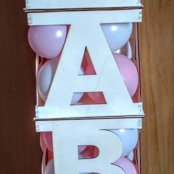 Baby Box Cubes for Baby Shower - Laser Cut Files for Laser Cutting ...