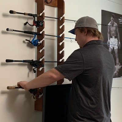 Custom Cap Rack for 20 Caps, Hat Rack, Carved Cap Rack, Personalize Cap ...