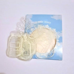 50 Pcs Pink Aesthetic Sticker Sticker Pad Booklet Junk - Etsy