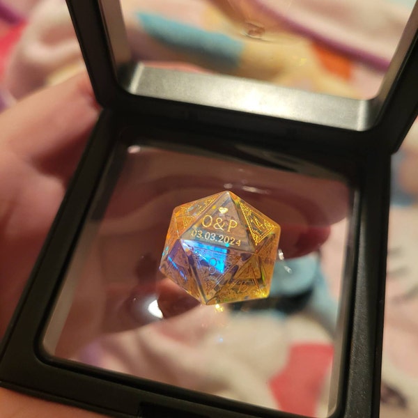 Full Opal Set - Dungeons and Dragon Raised Dice, RPG Game Electroplated ...