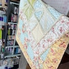 Shabby Rag Rosey Quilt Pattern PDF – Easy Rag Quilt Tutorial, Beginner ...