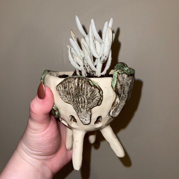 Custom Crow Ceramic Planter-handmade Ceramic Planter-bird Planter ...