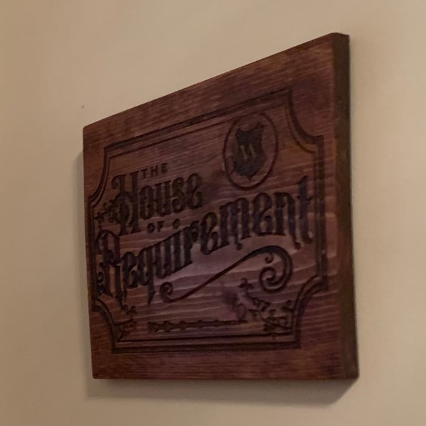 The "room of Requirement" Sign- Wizardly Fan Art! - Etsy