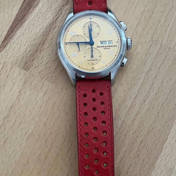 Rally Butero Red Papavero Watch Strap -butero-red-0-k-th-rally- - Etsy ...