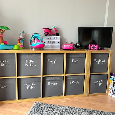 Kallax Drona Text Only Storage Label IKEA Toys Labels Decals - Etsy UK