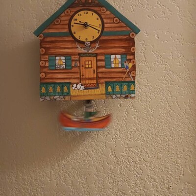 LADY BUG Pendulum Clock With Daisy Pendulum - Etsy