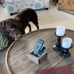 Remote Holder / Gifts for Dad / Remote Control Holder / Wood - Etsy