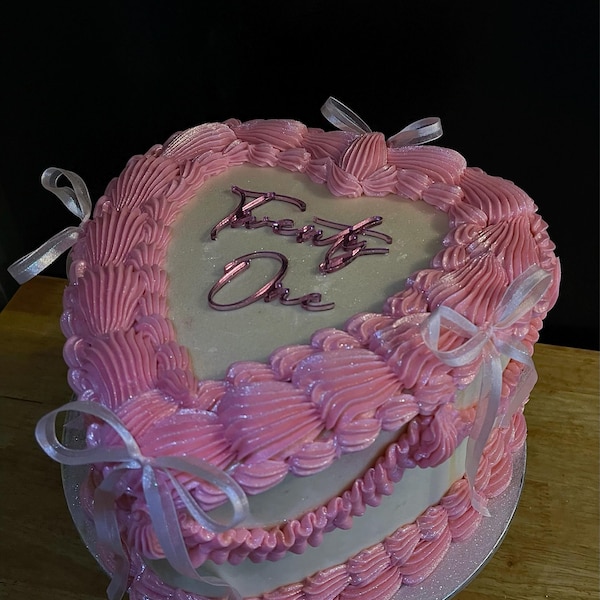 Elongated Acrylic Cross Cake Charm | Slim Cross Baptism Cake Charm ...