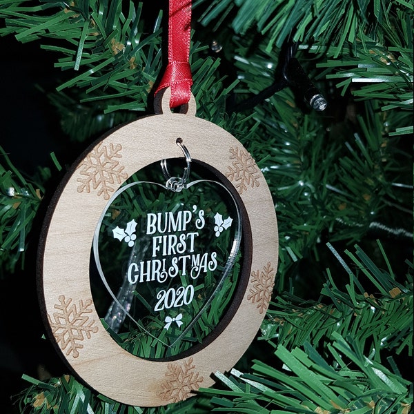 Mummy to Be Christmas Gifts - Bumps First Christmas Decoration Ornament ...