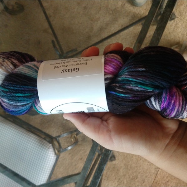 Galaxy | MADE TO ORDER | Hand Dyed Yarn, Indie Dyed Yarn, Sock Yarn ...
