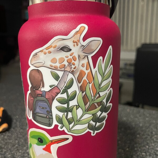 The Last of Us Sticker | Ellie With Giraffe | TLOU Sticker | Waterproof ...
