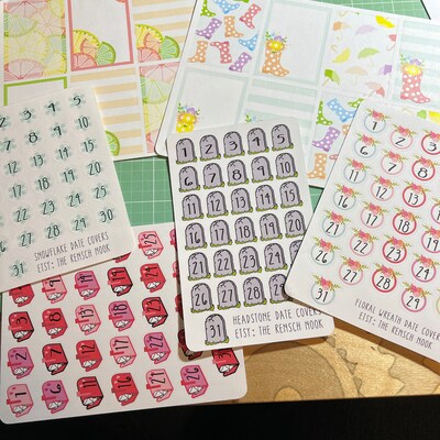Set of 12 Monthly Budget Planner Stickers Happy Planner - Etsy