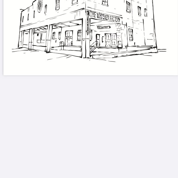 Wedding Venue Illustration, Custom Drawing From Photo, Hand Drawn Venue ...