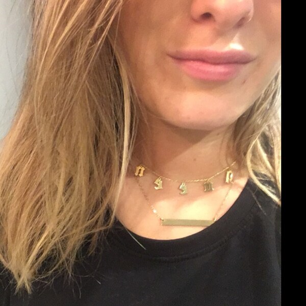 Gothic Choker Necklace, Personalized Choker Necklace, Gothic Necklace ...