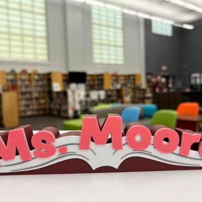 Math Pi Name Sign 3D Printed Name Plate Math Teacher Gift Math Gift ...