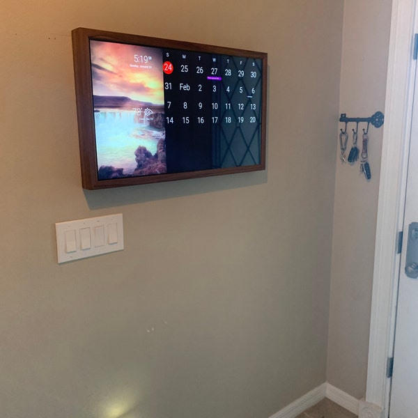 32 Zoll Smart Digital Wall Display - HD-Bildschirm mitWiFi-Kalender ...