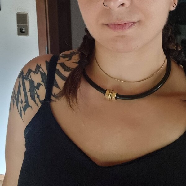 Neck Bangle / Cuff / Metal Choker / Necklace - Etsy