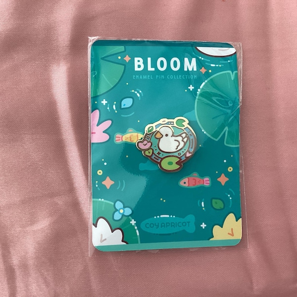 Pond | BLOOM Spring Themed Hard Enamel Pin | Cute Kawaii Collectable ...