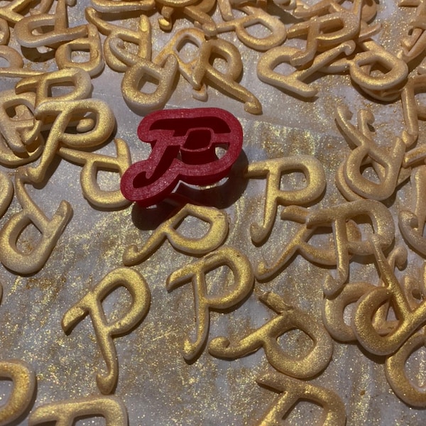 Script Font Uppercase 266-A407 Cookie Cutters - Etsy