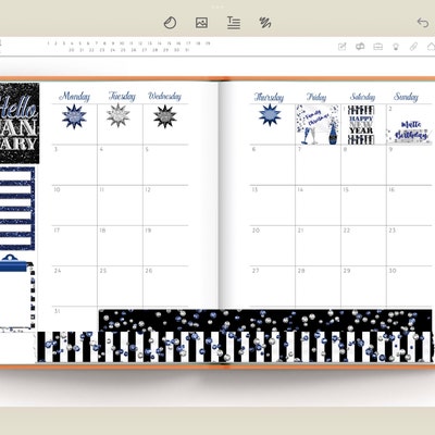 Productivity Digital Planner Inserts for Digital Planners and Journals ...