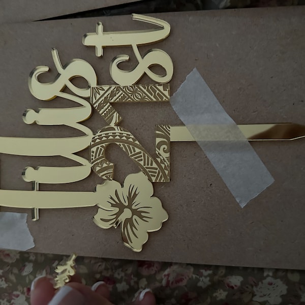 Samoan Design 21st Birthday Cake Topper / 21st Birthday / Cake Decor ...