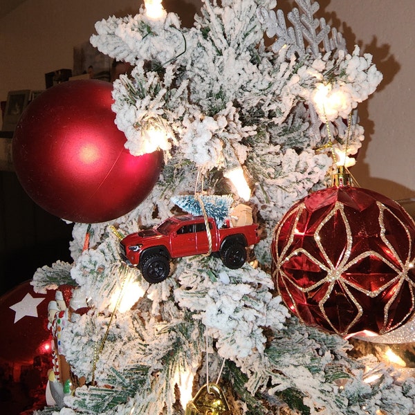 1970 Ford Bronco Carrying Christmas Tree Ornament - Etsy