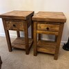 Slim Rustic Modern Nightstands Set of 2 / Single - Etsy