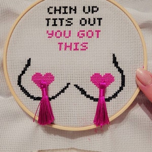 Let Me Overthink About It, Funny/rude/offensive Cross Stitch Kit - Etsy UK